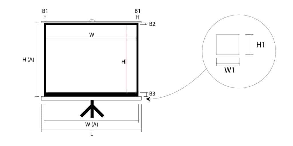 iScreen Tripod Screen 100″ (16:10) TRPS1610-100 – Project PRO